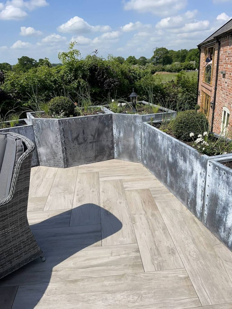 Bespoke Galvanised Steel Planters - Made to measure | LuxUnique