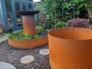 Corten Steel Garden Ring - LuxUnique