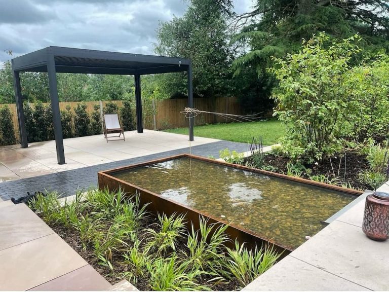 Corten Steel Ponds & Water Tanks - Made in the UK | LuxUnique